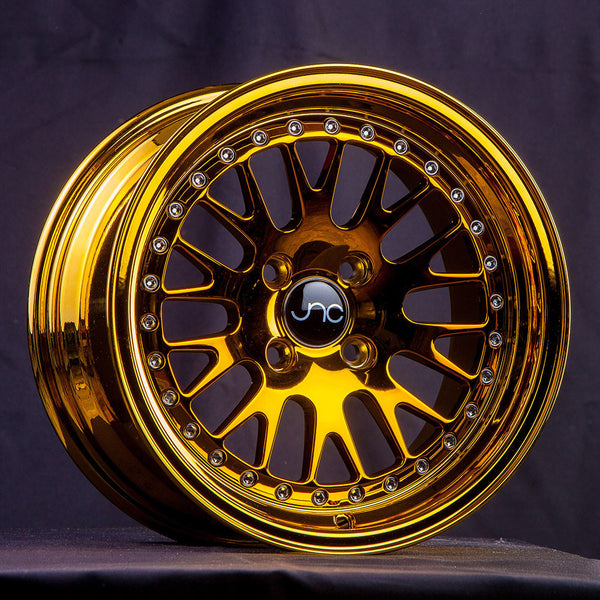 JNC001 Gold Chrome | JNC Wheels | custom wheels collection